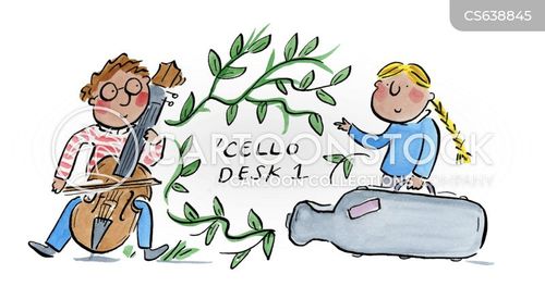 Cello Cartoons and Comics - funny pictures from CartoonStock