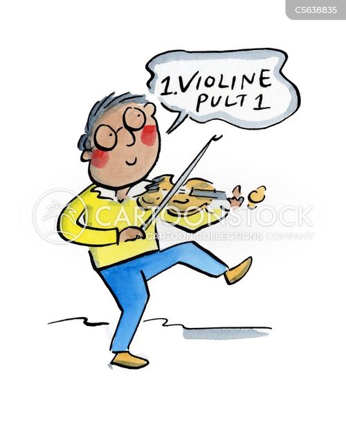 Concertmaster Brag Cartoons and Comics - funny pictures from CartoonStock