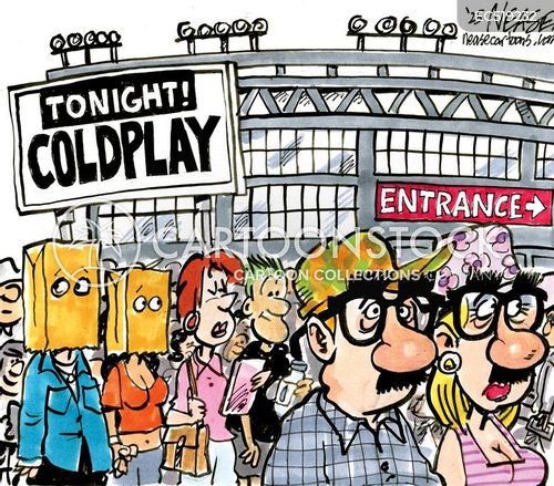 Concert-goers Cartoons and Comics - funny pictures from CartoonStock
