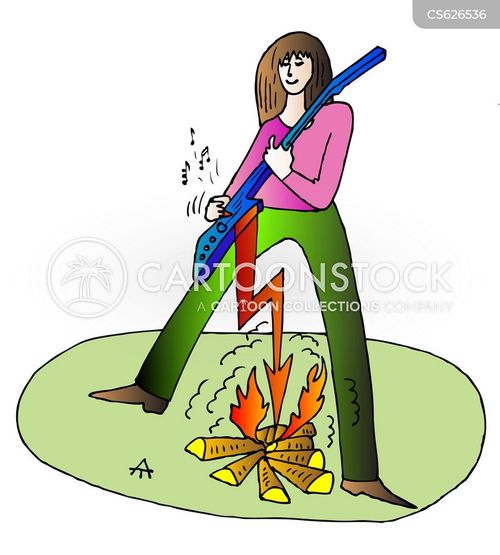 Power Ballad Cartoons and Comics - funny pictures from CartoonStock