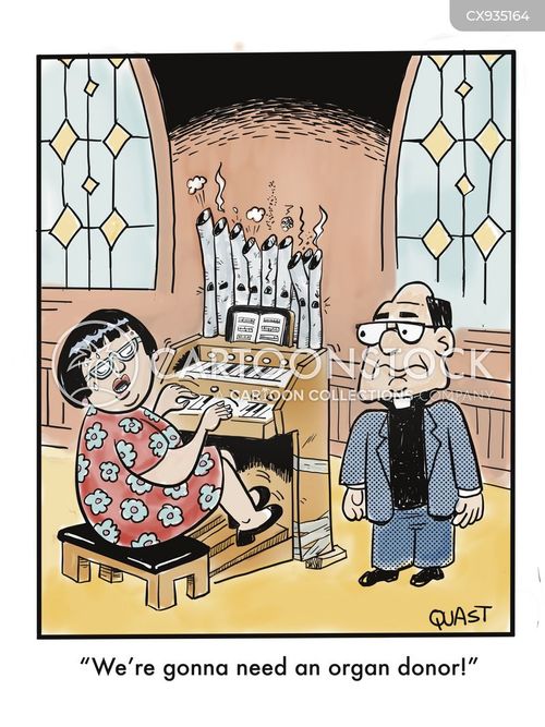 Church Organ Cartoons and Comics - funny pictures from CartoonStock