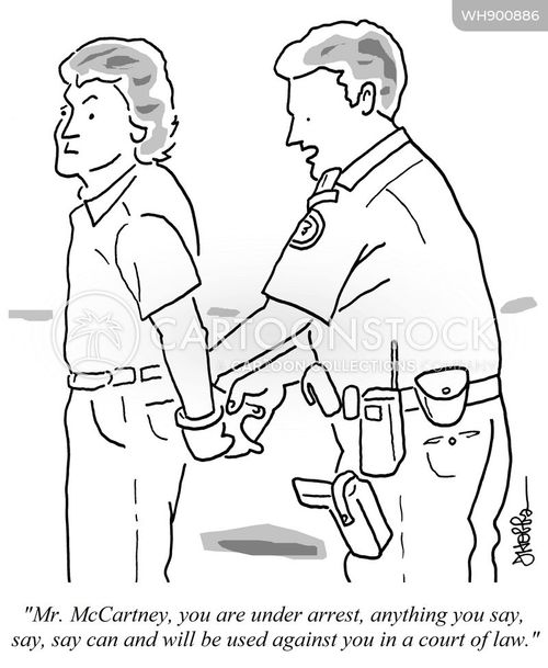 Arrest Cartoons and Comics - funny pictures from CartoonStock