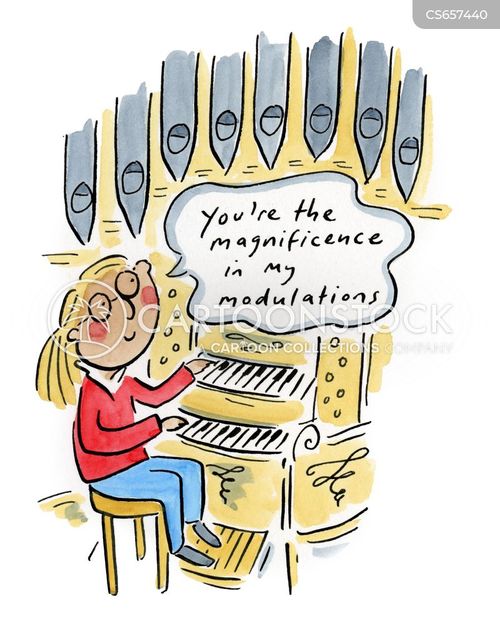 Organist Cartoons and Comics - funny pictures from CartoonStock