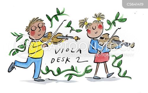 Viola Cartoons and Comics - funny pictures from CartoonStock