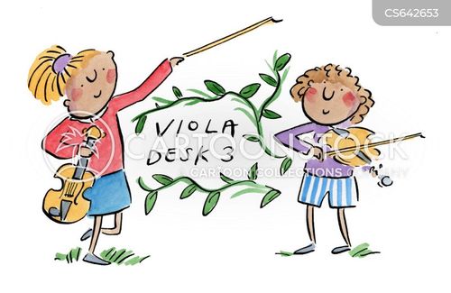 Viola Cartoons and Comics - funny pictures from CartoonStock