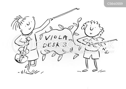 Viola Cartoons and Comics - funny pictures from CartoonStock