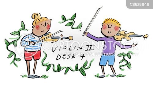 Orchestral Hierarchy Cartoons and Comics - funny pictures from CartoonStock