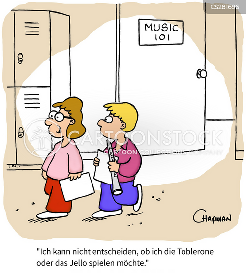 Cartoons und Karikaturen mit Toblerone