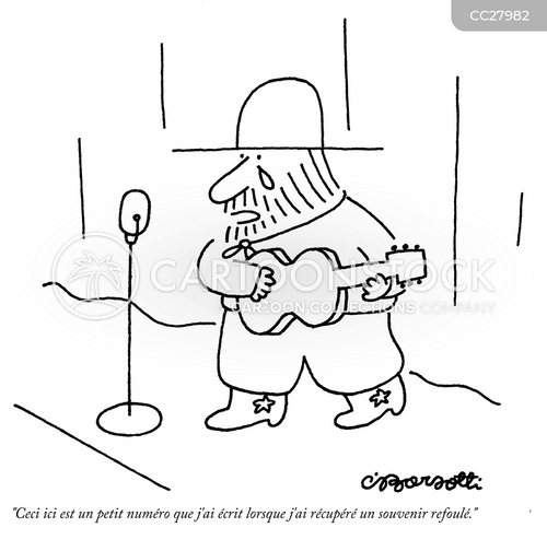 Dessins humoristique et caricaturés avec Chanson Agaçante