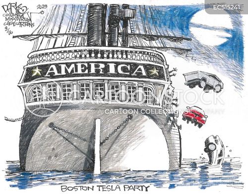 Teslas Cartoons and Comics - funny pictures from CartoonStock