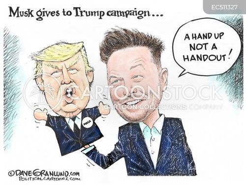 Trump-musk Partnership Cartoons and Comics - funny pictures from ...