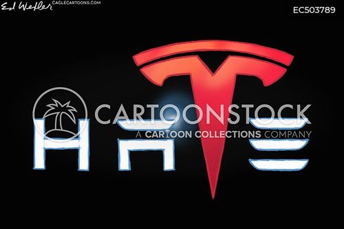 Teslas Cartoons and Comics - funny pictures from CartoonStock