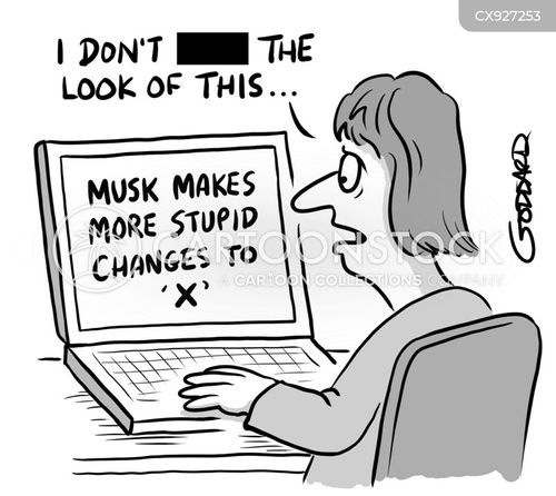 Twitter X Cartoons and Comics - funny pictures from CartoonStock