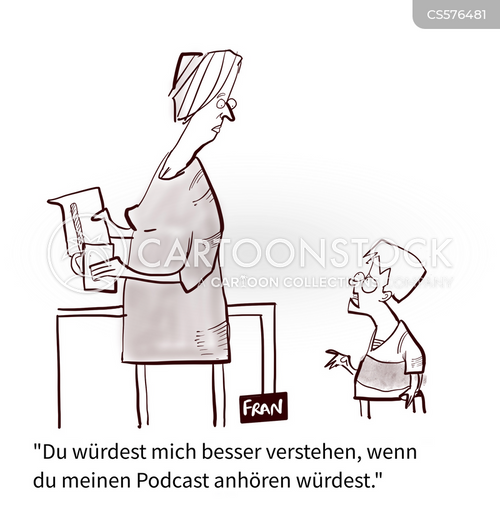 Cartoons und Karikaturen mit Verstehen