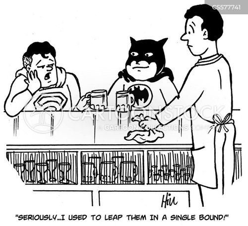 Superhero Retirement Cartoons and Comics - funny pictures from CartoonStock