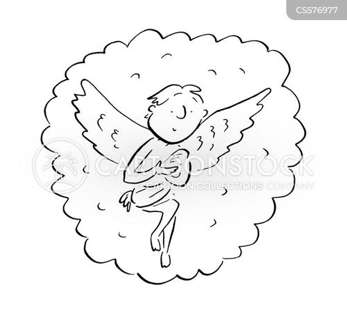 Witty Angels Cartoons and Comics - funny pictures from CartoonStock