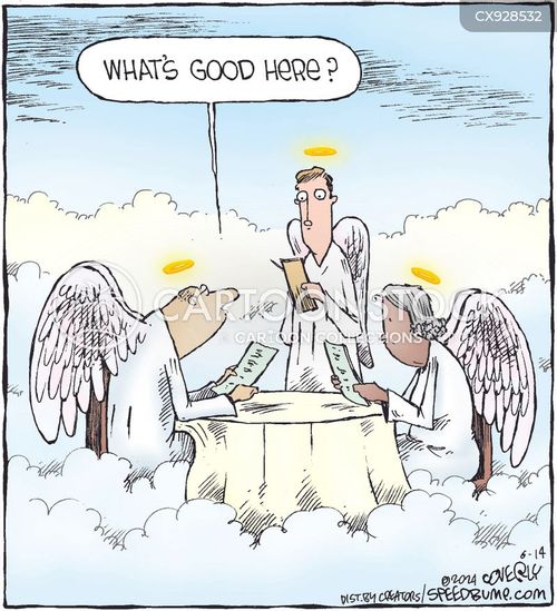 Divine Realm Cartoons and Comics - funny pictures from CartoonStock