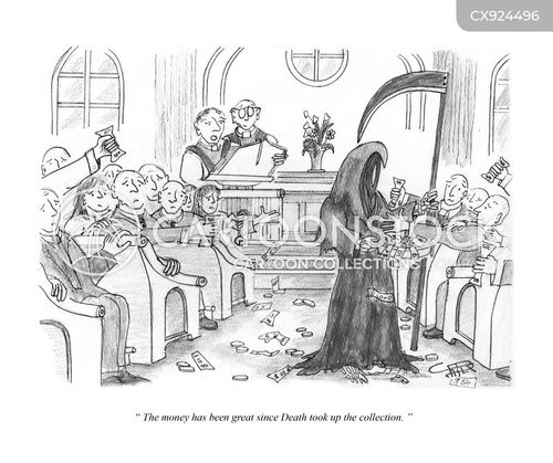 Donation Humor Cartoons and Comics - funny pictures from CartoonStock