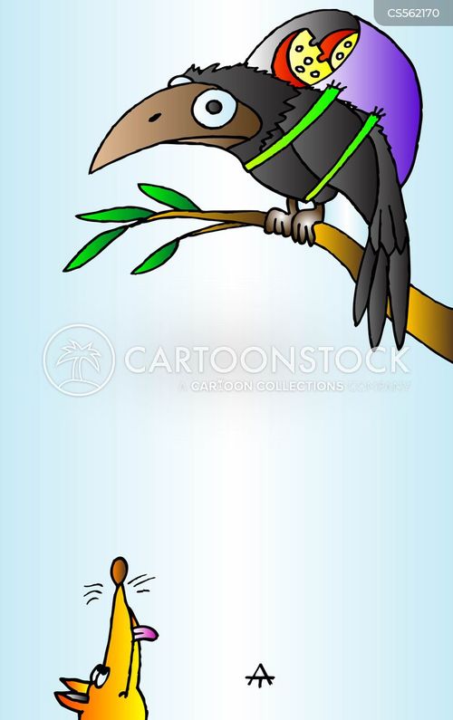 The Fox And The Crow Cartoons and Comics - funny pictures from CartoonStock