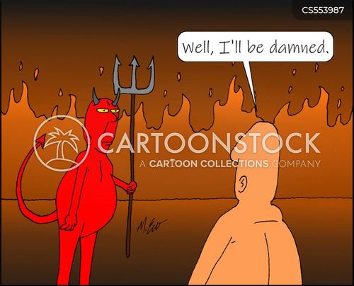Hellfire Cartoons and Comics - funny pictures from CartoonStock