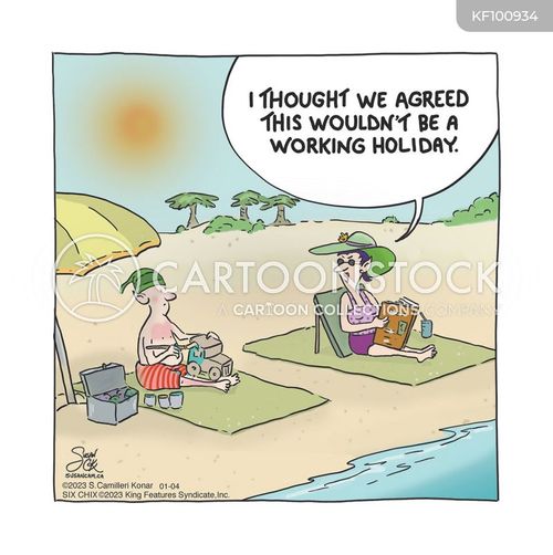 Workaholic Behavior Cartoons And Comics Funny Pictures From Cartoonstock