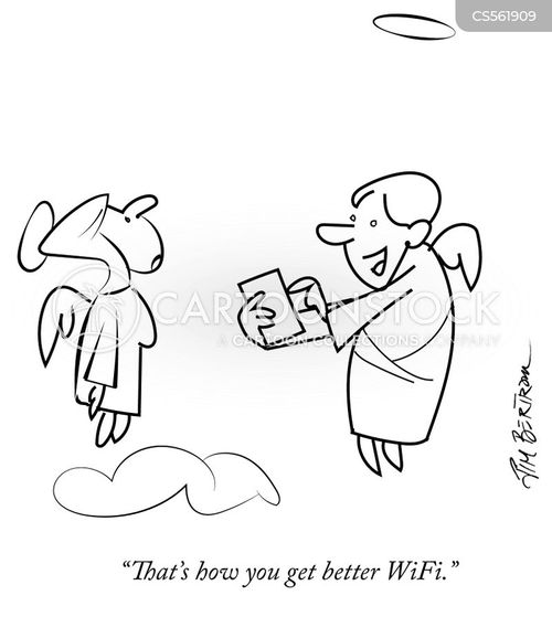 Free Wifi Cartoons and Comics - funny pictures from CartoonStock