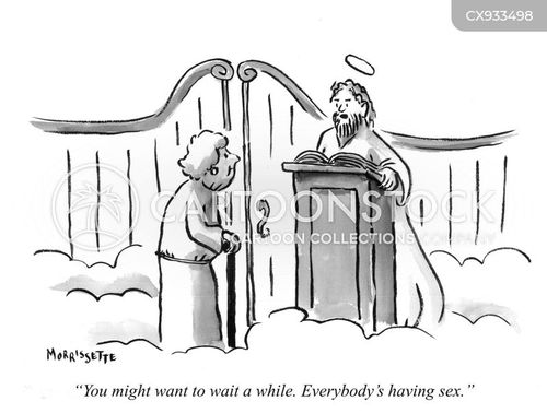 Unexpected Heaven Cartoons and Comics - funny pictures from CartoonStock