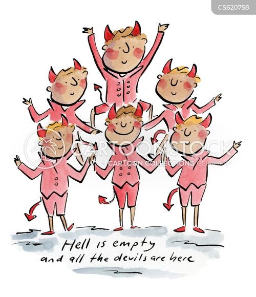 Demonic Cartoons and Comics - funny pictures from CartoonStock