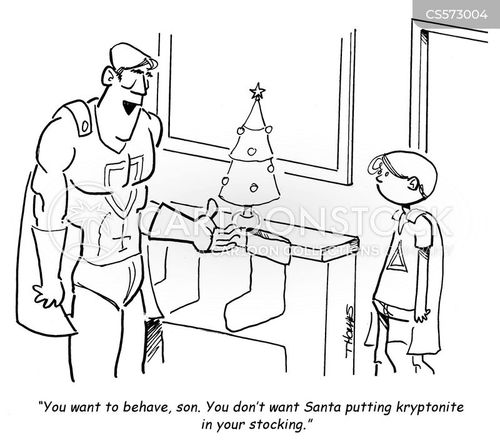 Kryptonite Cartoons and Comics - funny pictures from CartoonStock