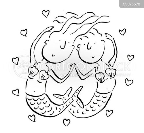 Lesbians Couple Cartoons and Comics - funny pictures from CartoonStock