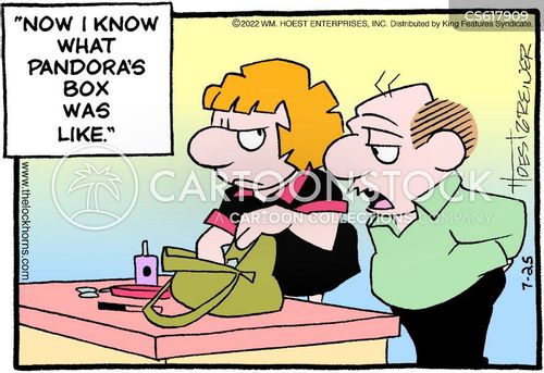 Pandora Reference Cartoons and Comics - funny pictures from CartoonStock