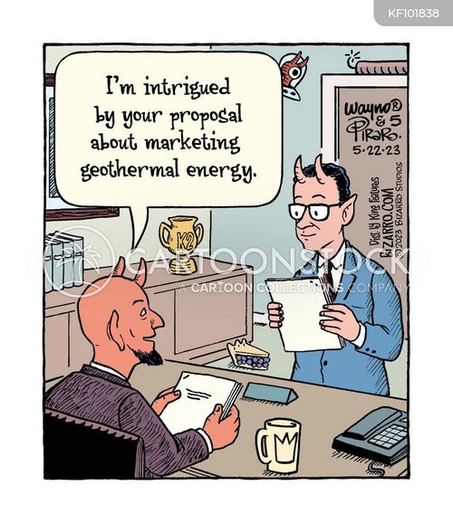 Geothermal Energies Cartoons and Comics - funny pictures from CartoonStock