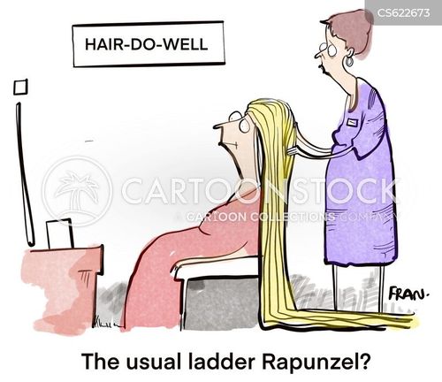 Extreme Hairstyle Cartoons and Comics - funny pictures from CartoonStock