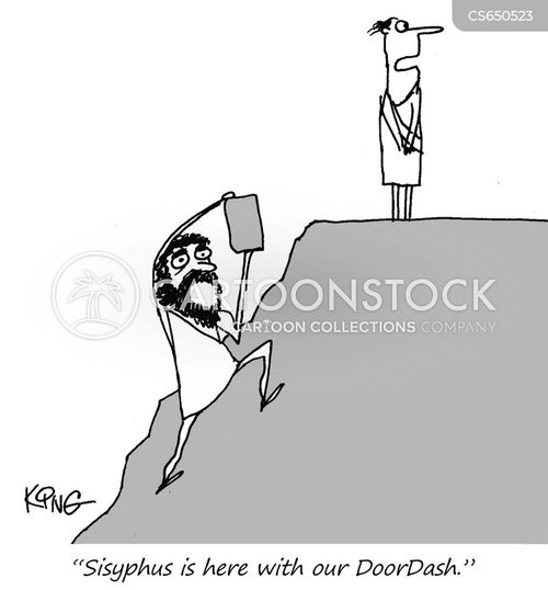 Sisyphus Cartoons and Comics - funny pictures from CartoonStock