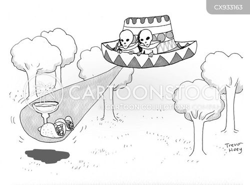 Alien Abduction Cartoons and Comics - funny pictures from CartoonStock