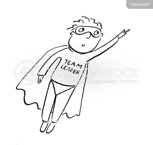 Superhero Leader Cartoons and Comics - funny pictures from CartoonStock