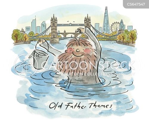 River Thames Cartoon