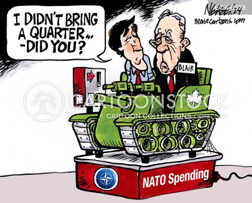 Nato Funding Cuts Cartoons and Comics - funny pictures from CartoonStock