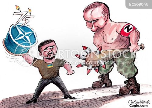 Nato Putin Cartoons and Comics - funny pictures from CartoonStock