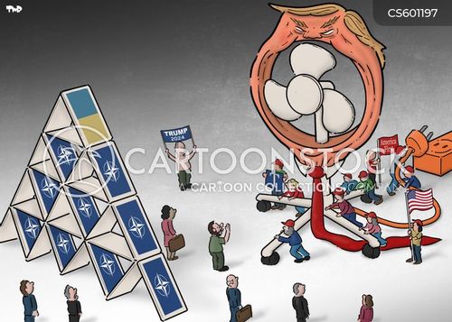 Nato Leaders Cartoons and Comics - funny pictures from CartoonStock