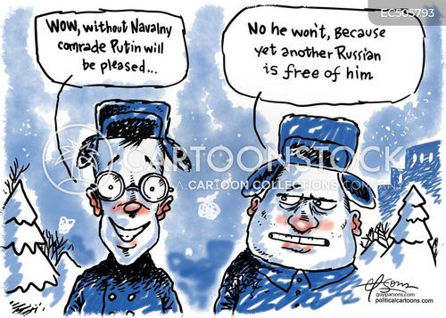 Navalny Cartoons and Comics - funny pictures from CartoonStock