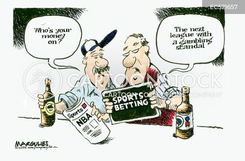 Sports Gambling Cartoons and Comics - funny pictures from CartoonStock