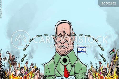 Bombing Gaza Cartoons and Comics - funny pictures from CartoonStock
