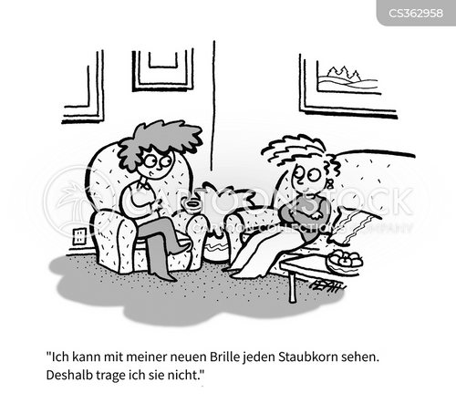 Cartoons und Karikaturen mit Neue Brille