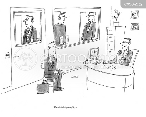 Cartoons und Karikaturen mit Neue Mitarbeiter