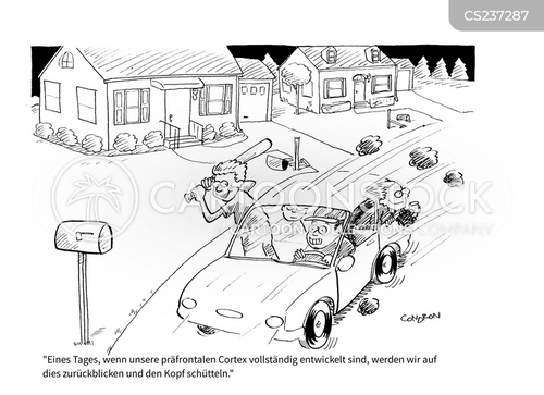 Cartoons und Karikaturen mit Cortex
