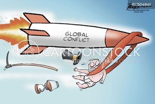 Ongoing Conflicts Cartoons and Comics - funny pictures from CartoonStock