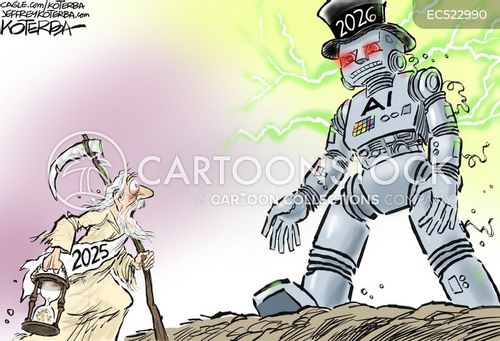New Year 2025 Cartoons and Comics - funny pictures from CartoonStock