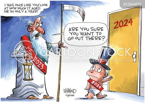 Tough Year Cartoons and Comics - funny pictures from CartoonStock