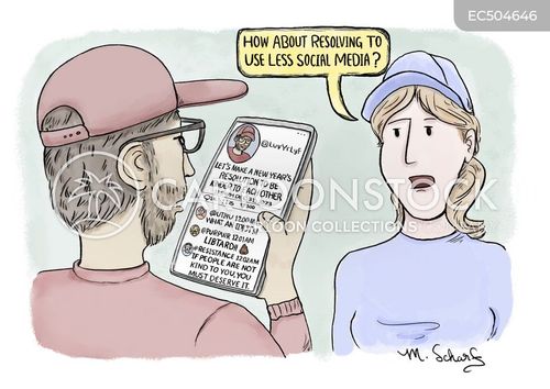 Social Media Use Cartoons and Comics - funny pictures from CartoonStock